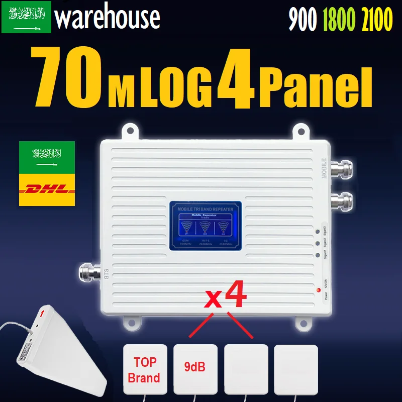 MIMO Dual Port 2 3 4 Indoor Interior Antenna 900 1800 2100 MHZ 2G 3G 4G ...