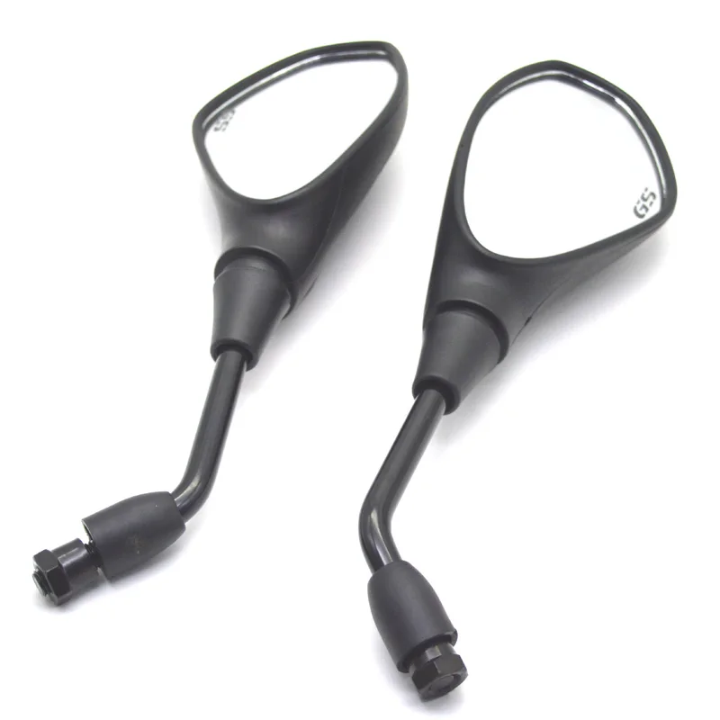 Universal 10mm Motorcycle Rearview Mirror Left&Right Rear View Mirrors ...