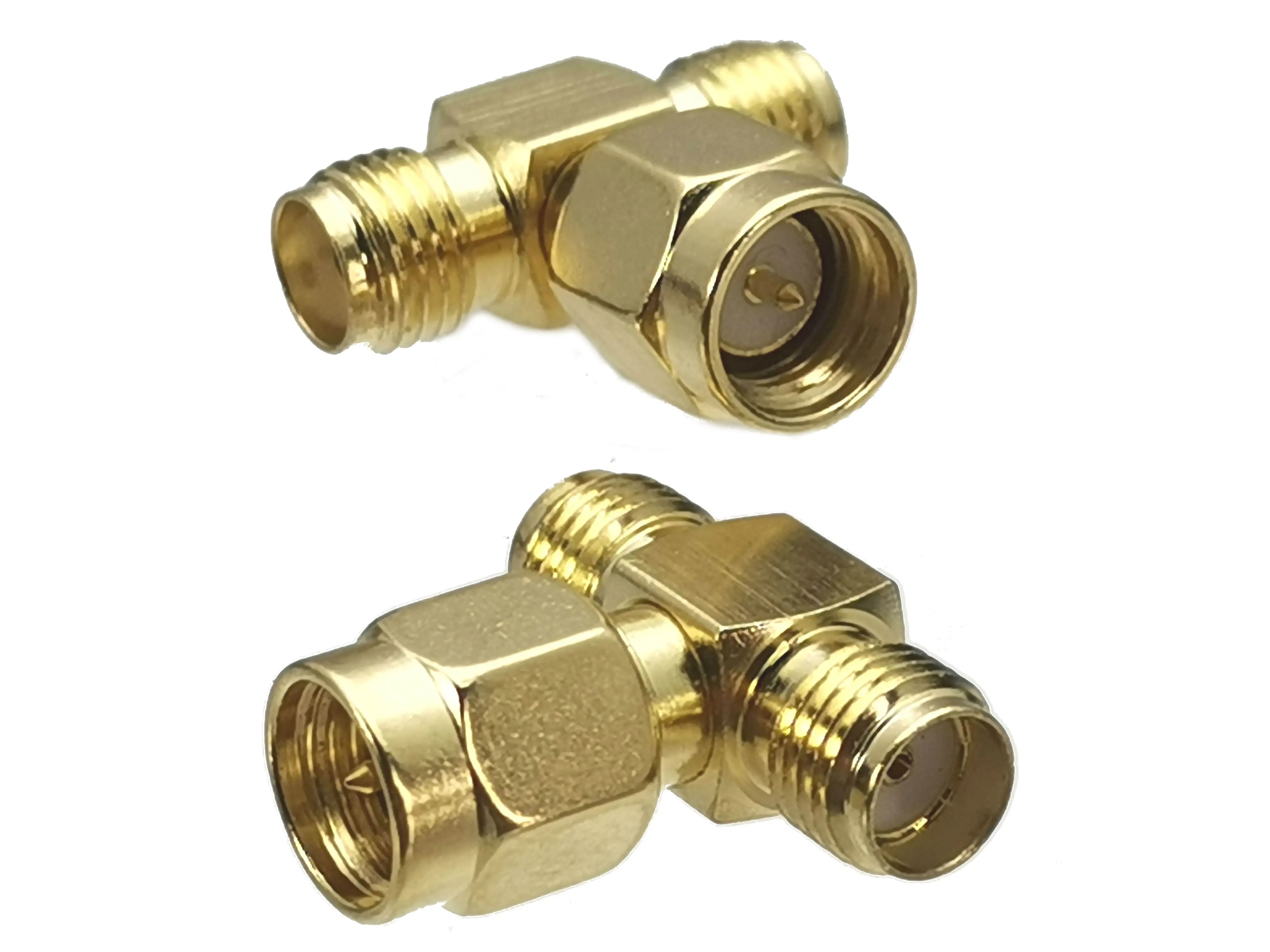 Adaptador de conector SMA macho a 2x SMA hembra tipo T RF, convertidor ...