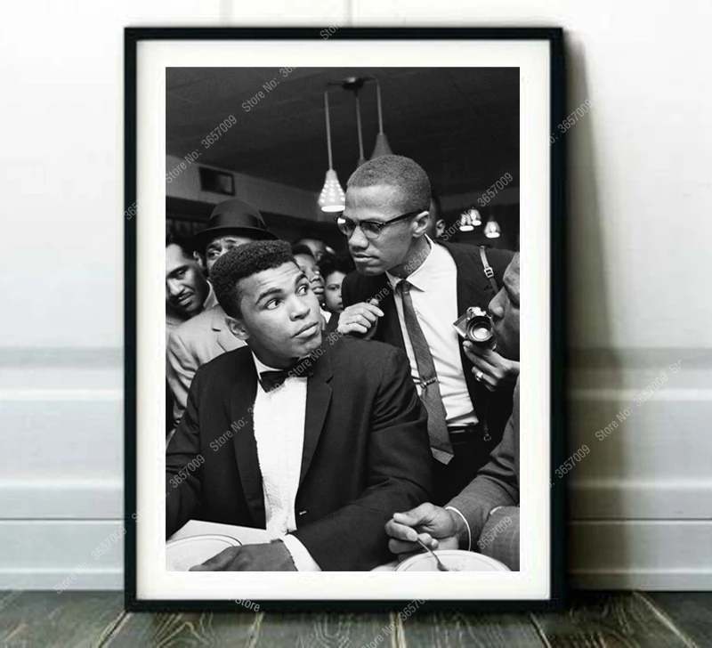 Malcolm X And Muhammad Ali Poster