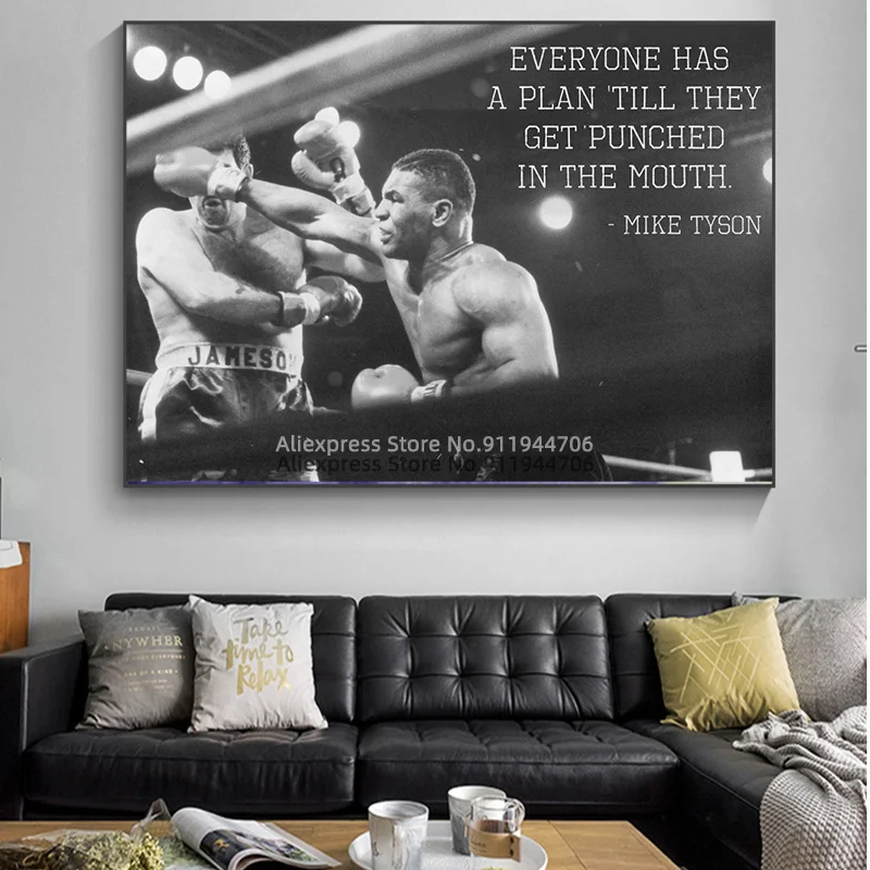 Mike Tyson Quote Poster