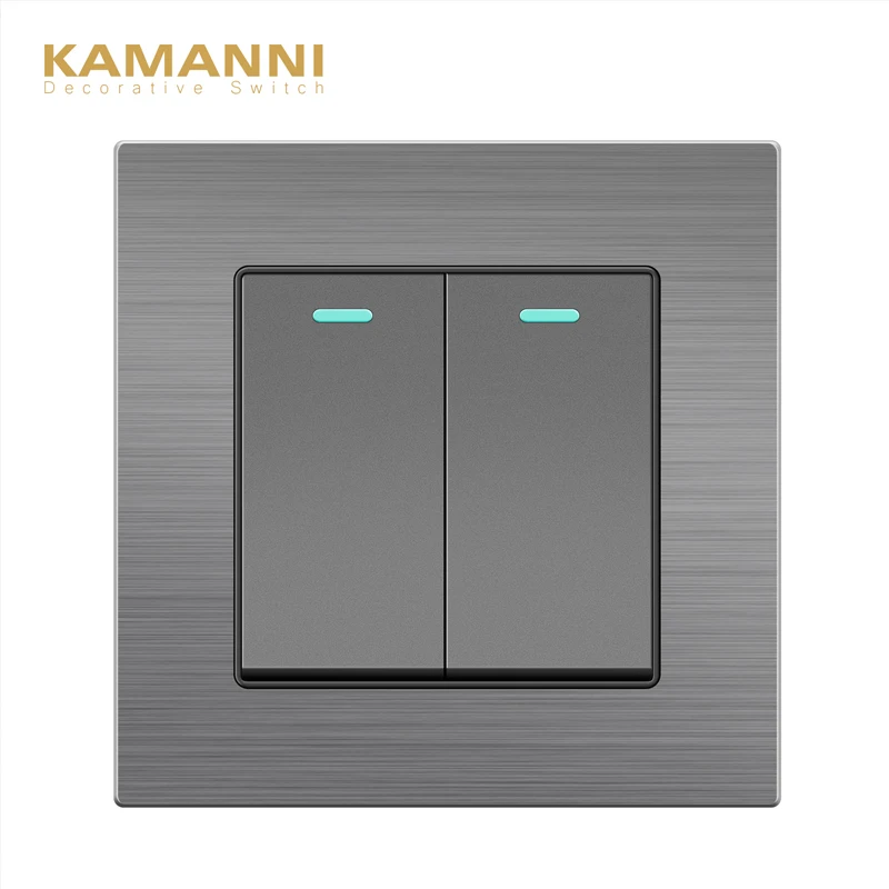 Panel Luxury Wall Power Light Switch Light Push Button Switches ...