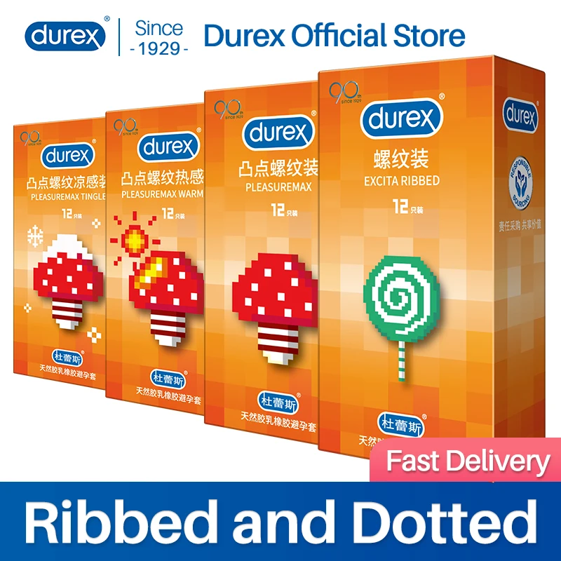 Durex-Condoms-for-Men-Ice-Fire-Lubrication-Delay-Particle-3D-Spike ...