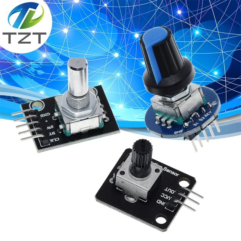 360 Degrees Rotary Encoder Module Rotary Potentiometer Analog Knob Module For Arduino Ky-040 ...