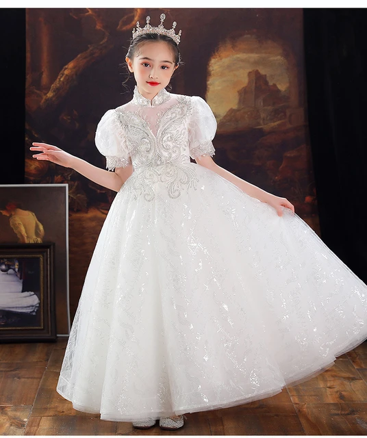White Princess Dresses For Girls