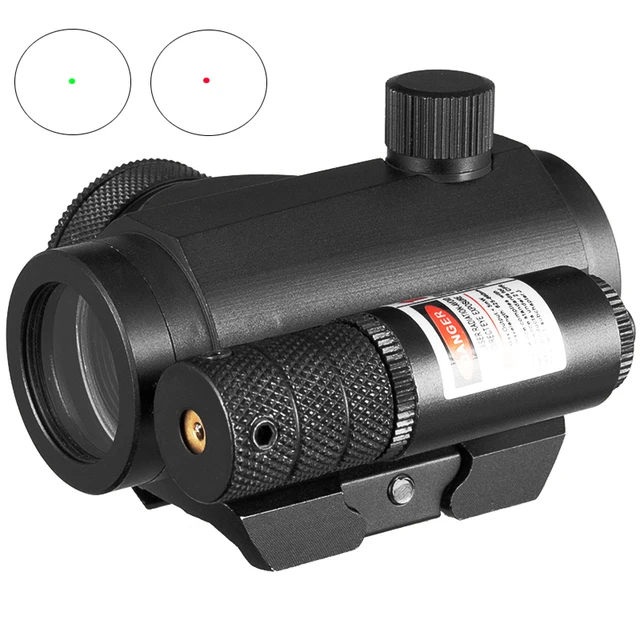 FIRE WOLF Tactical Holographic Red Green Dot Sight Rifle Scope Project ...