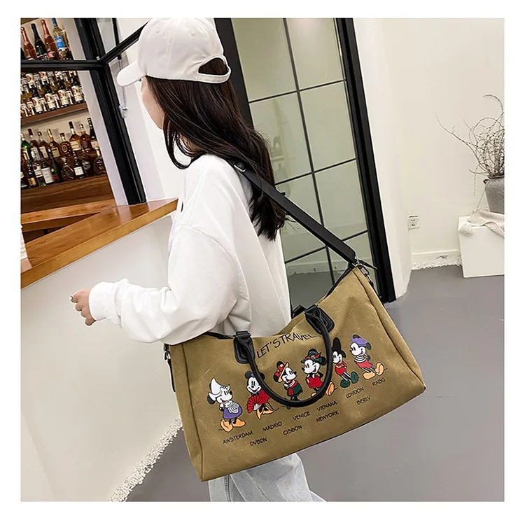 Disney Mickey Fashion Cartoon Mouse Canvas Bag - KawaiiMerch.com