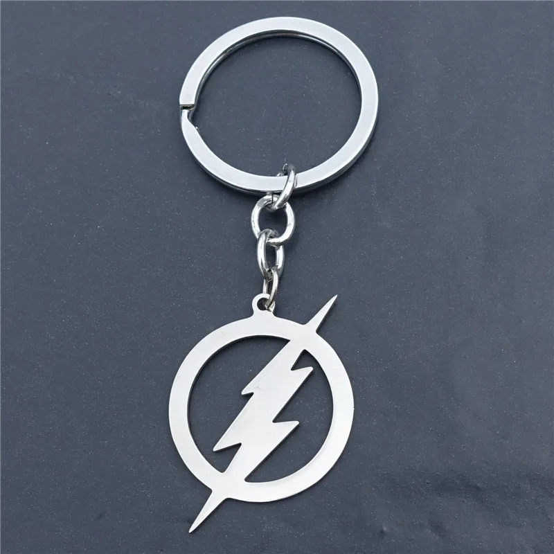 De Flash Geïnspireerd Emblemen Rvs Sleutelhanger Cw Kid Flash Borst ...