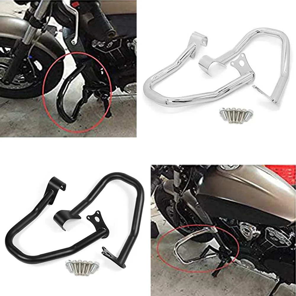 Motorcycle-Highway-Bumper-Engine-Guard-Crash-Bars-Stunt-Cage-For-Indian ...