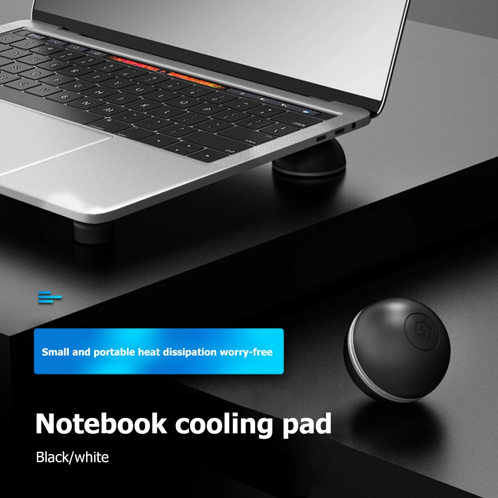 Portable Laptop Stand Cooling Pad Magnetic For MacBook Laptop Cool Ball ...