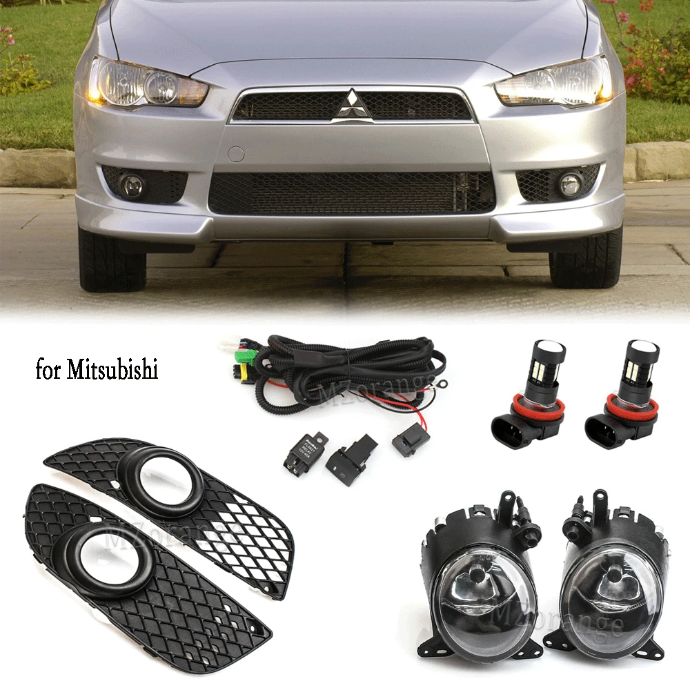 Fog Lights for Mitsubishi Lancer Lancer ex 2008 2013 Led Fog Light ...