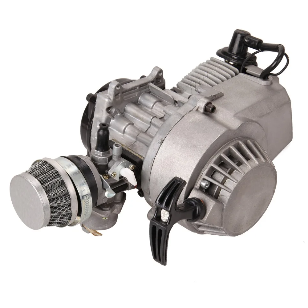 49CC-Mini-Engine-2-Stroke-Pull-Start-Motor-For-4-Quad-Wheel-Dirt-Bike ...