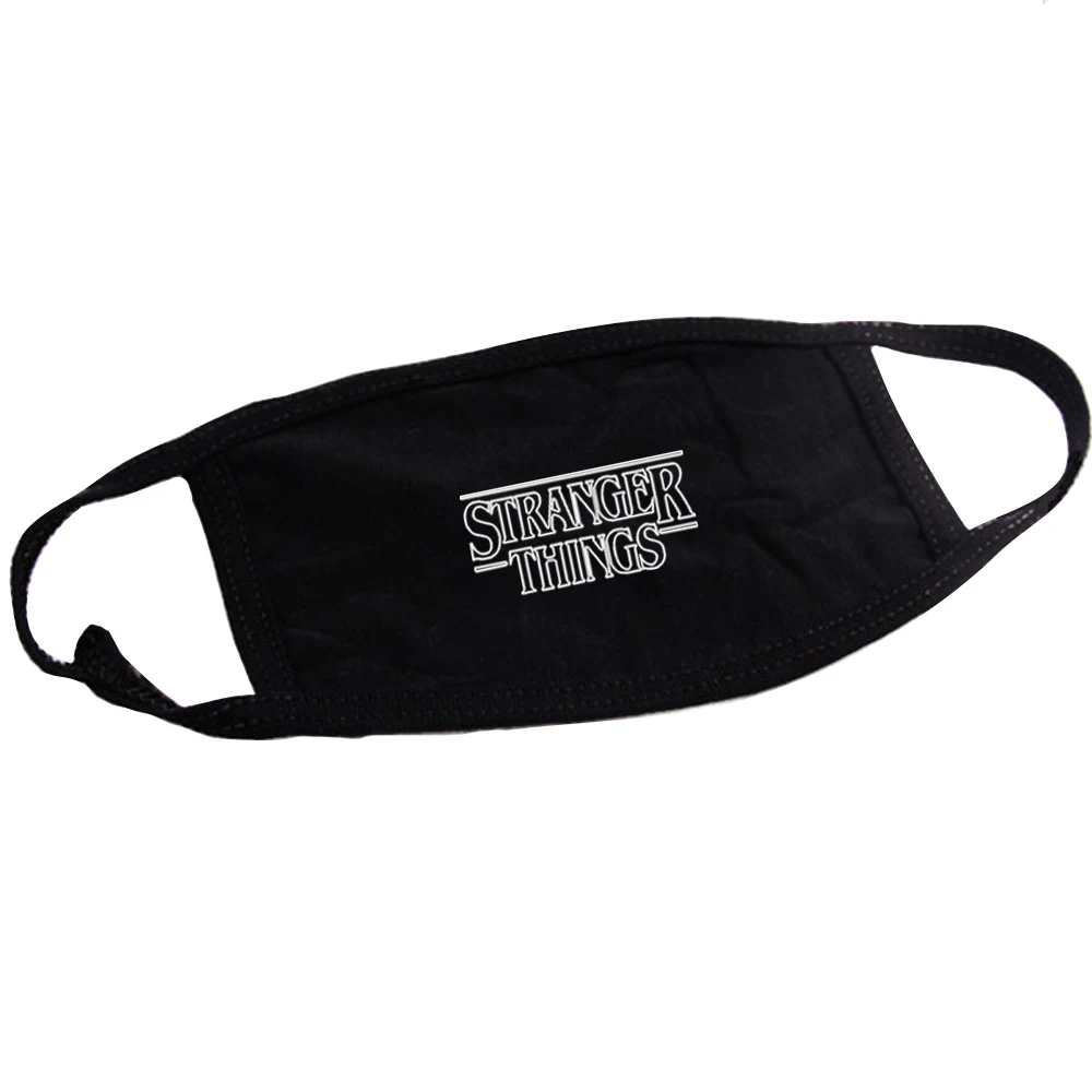 Unisex-Stranger-Things-Print-Masks-High-Quality-Dustproof-Mouth-Muffle ...