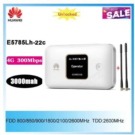 Unlocked-Huawei-E5785-E5785Lh-22c-300Mbps-4G-LTE-3G-Mobile-WiFi-Hotspot ...
