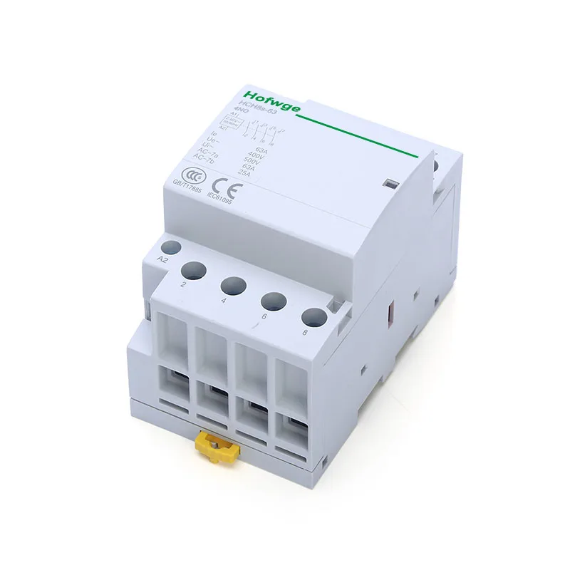 Hch8S-63 40A 100A Moduláris Kontaktor 4P 63A 4No 4Nc 2No2Nc 220V 110V ...
