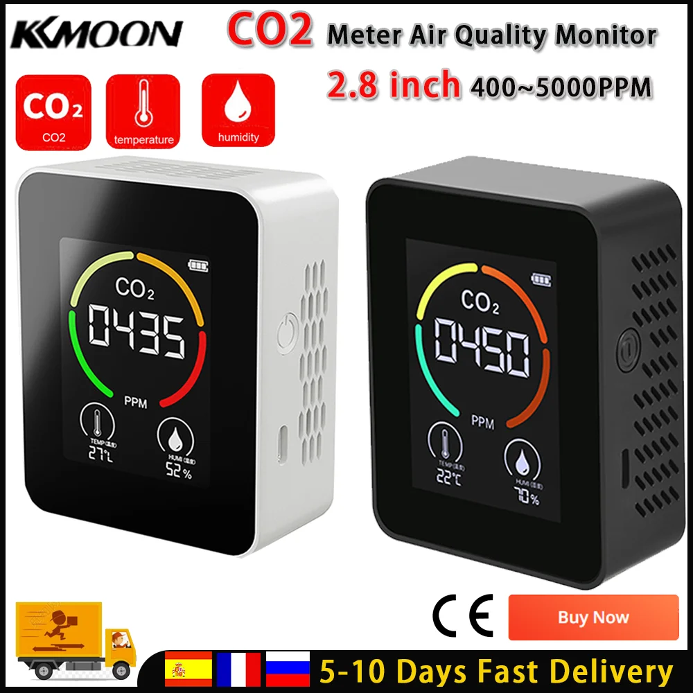 CO2-Meter-CO2-Sensor-Air-Quality-Monitor-Carbon-Dioxide-Detector-CO2 ...