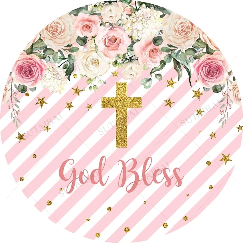 Pink Baptism Backgrounds