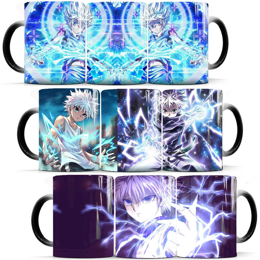 Hunter X Hunter Mugs Cup Changing Color Magic Mugs Heat Sensitive Tea ...