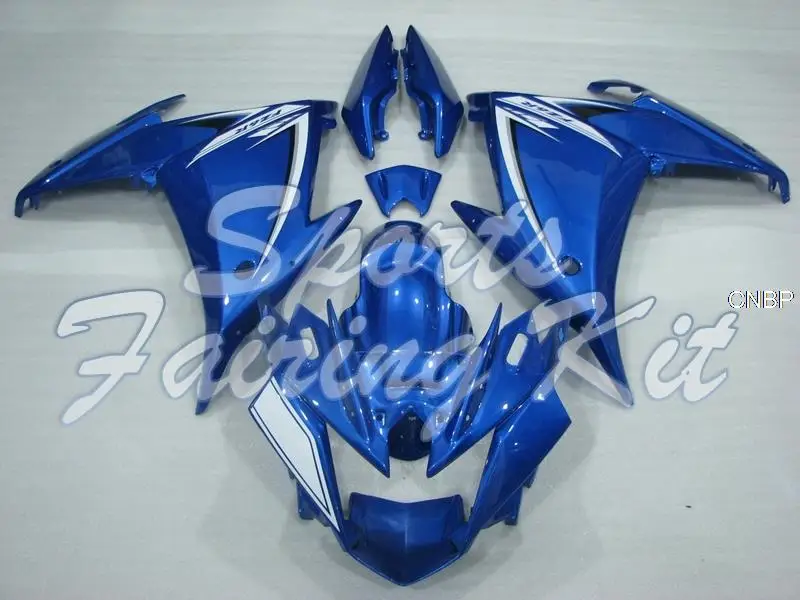 Kits de cuerpo completo para FZ6R Fazer 2009 2013, carrocería azul para ...