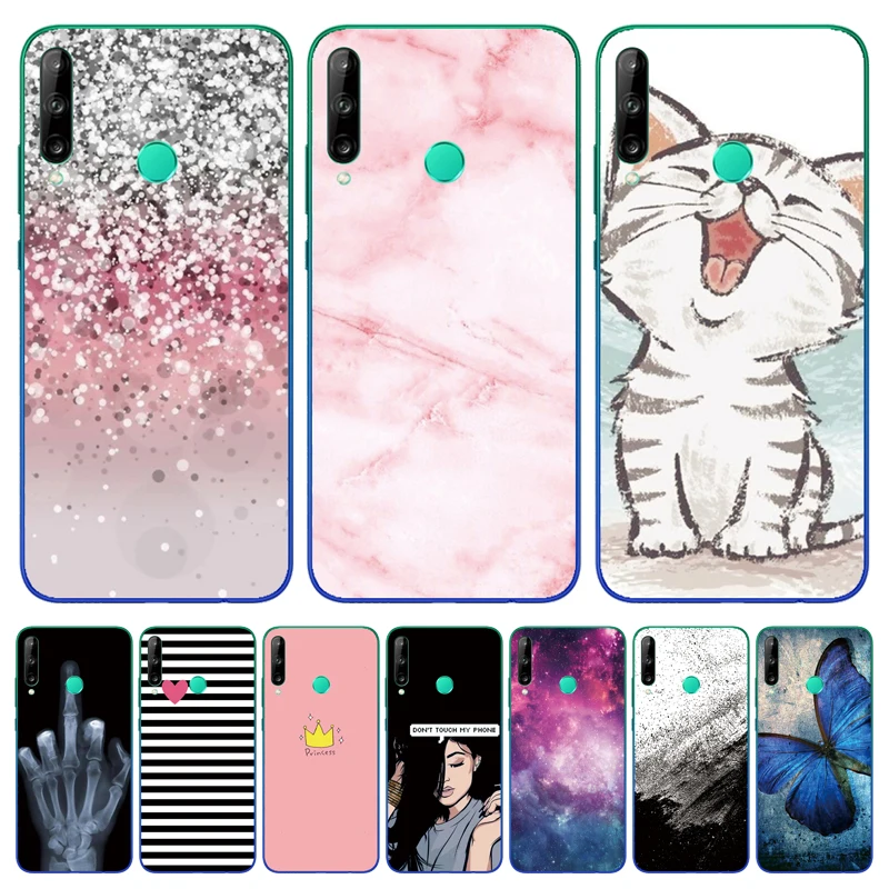 For Huawei Y7P Case Huawei Y7P 2020 Slim Painted Silicone Back Cover ...