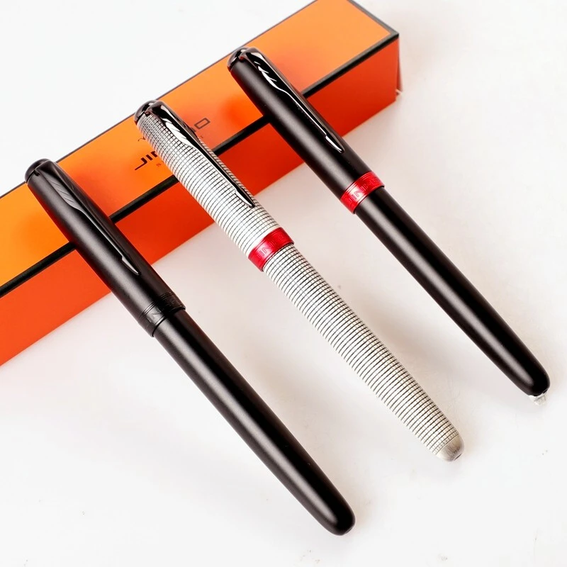 luxury JINHAO 75 Fountain Pen Checkered Grab ash Feather Arrow Tungsten ...