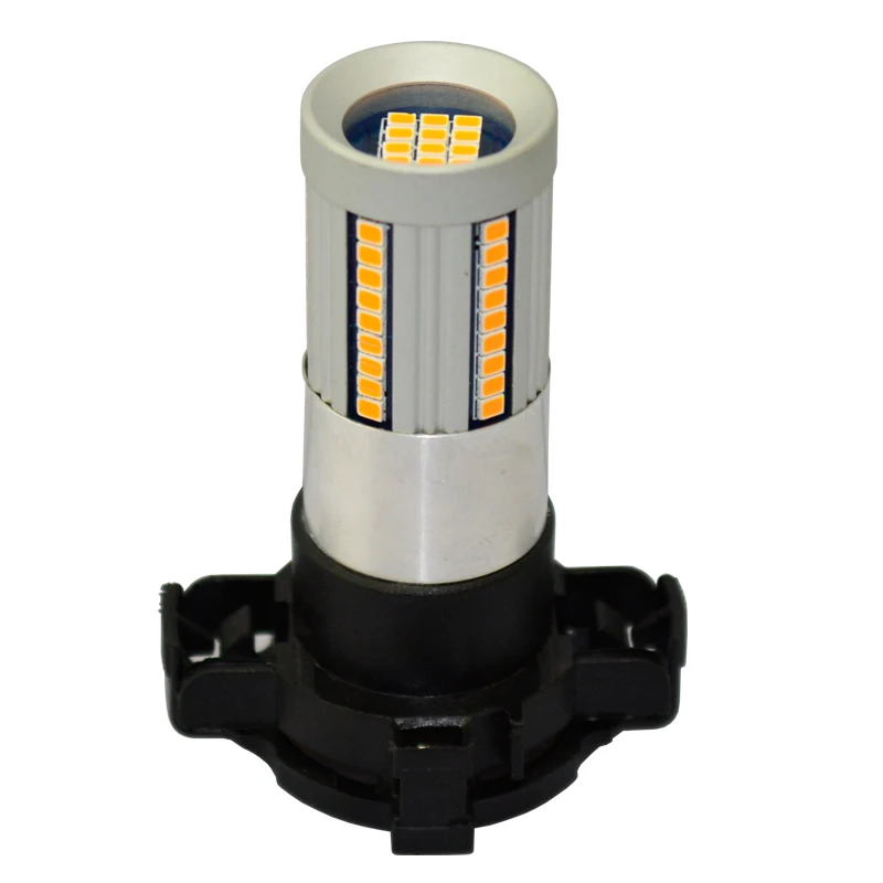 2pcs Canbus No Hyper Flash Amber Yellow PH24WY PY24W LED Bulbs|Signal ...