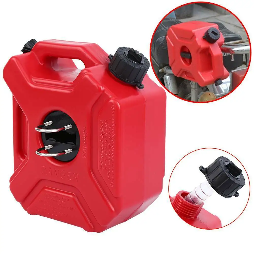 Samger 3L Motorcycle Jerry Can Plastic Petrol Fuel Tanks Can Jerrycan ...