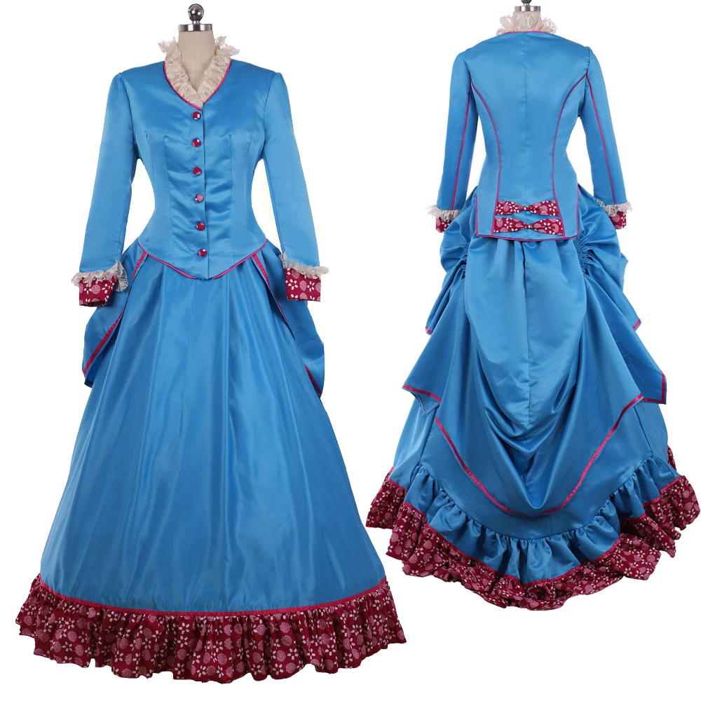 Victorian Bustle Dress Costume