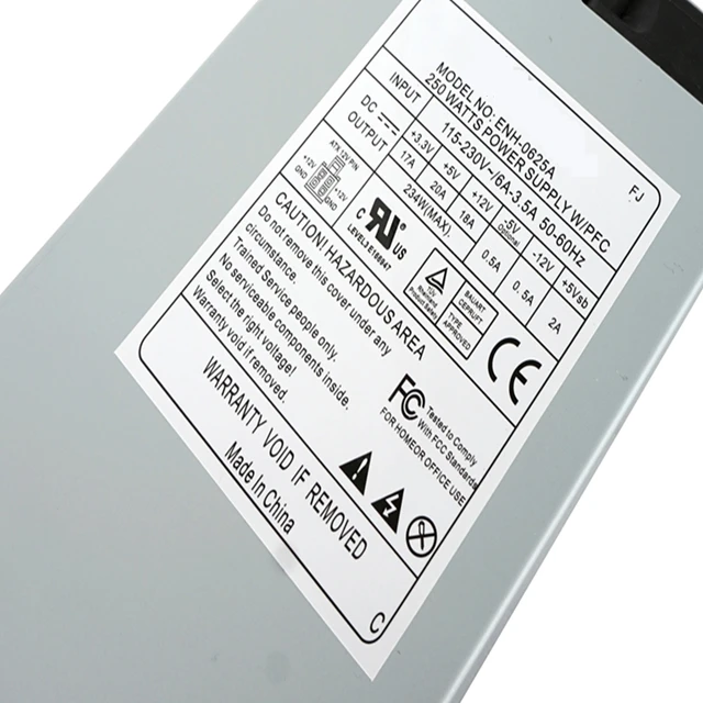 Original PSU For Enhance FLEX Small Standard 1U -5V 250W Switching ...