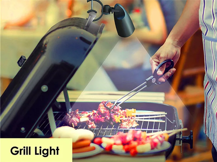 Taille bbq light Barbecue Barbecue Lumière LED 360 Degrés Extérieur ...