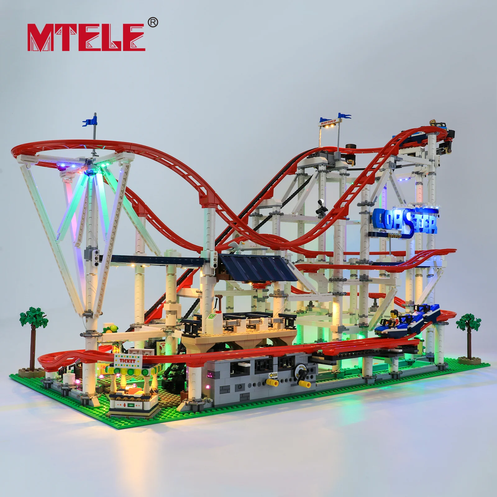 YEABRICKS LED Light Kit for 10261 Roller Coaster|Blocks| - AliExpress