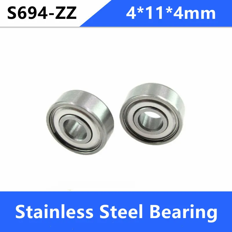 50pcs/lot 694 4x11x4mm S694zz S694 Zz S694 Z 694zz Bearing 4*11*4mm ...