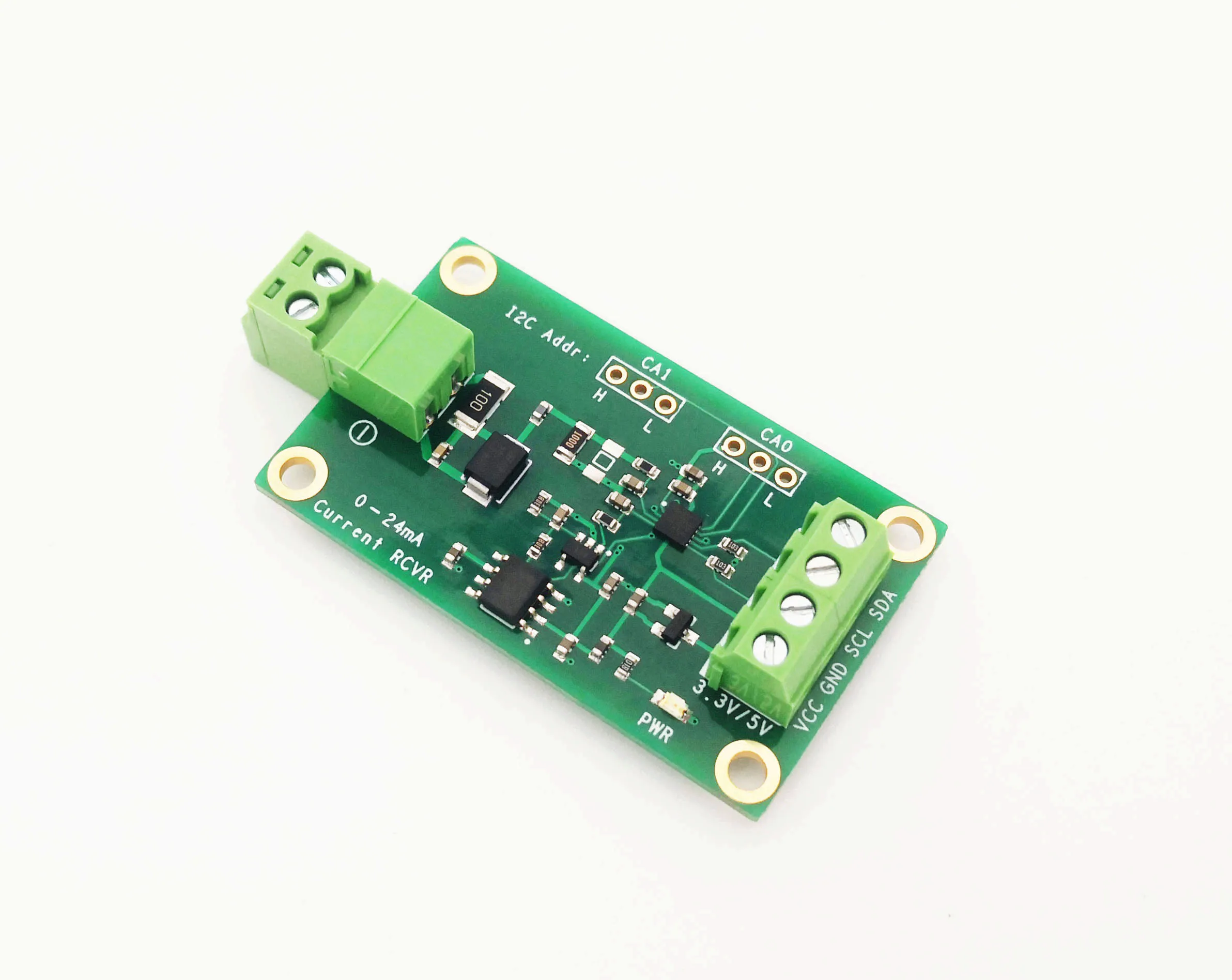 4-20mA Current Loop Receiver with I2C Interface +3V/+5V Power Supply Compatible with Arduino ...