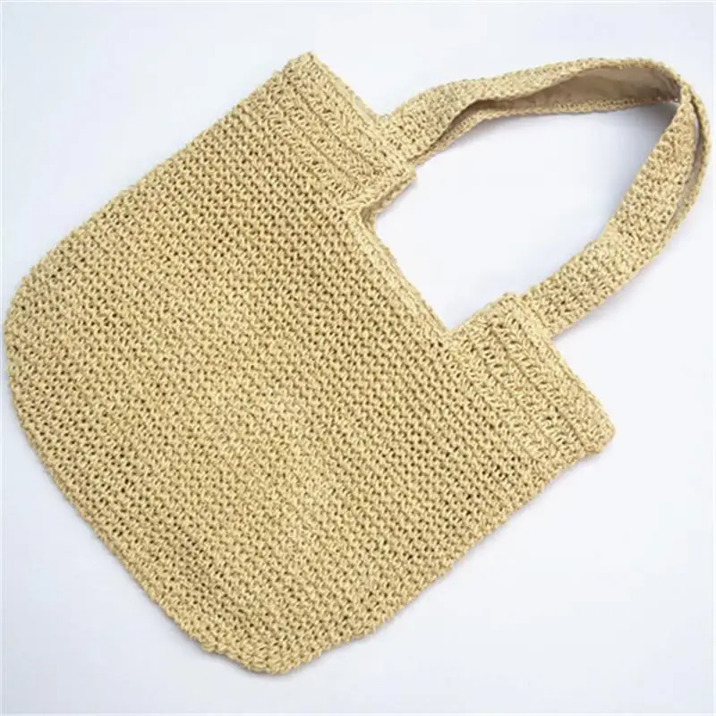 New-Female-Summer-Straw-Woven-Paper-Bag-Woven-Shoulder-Shoulder-Flap ...