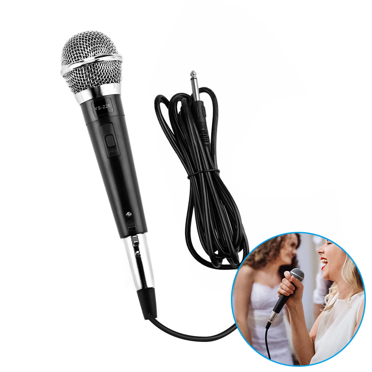 Handheld-Metal-Dynamic-Microphone-Professional-Karaoke-Singing ...