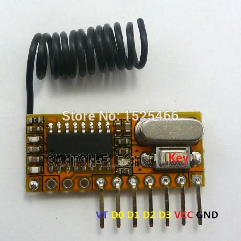 433MHz-1527-2262-Superheterodyne-Receiver-Decoder-Module-Wireless-RF ...