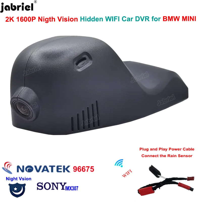 Plug And Play 2k 1600p Dash Cam Car Dvr For Mini Countryman Clubman F56 ...