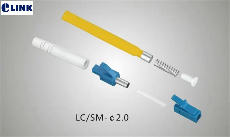 1000pcs-fiber-optic-LC-connector-kits-SX-2-0mm-SM-MM-LC-APC-connector ...