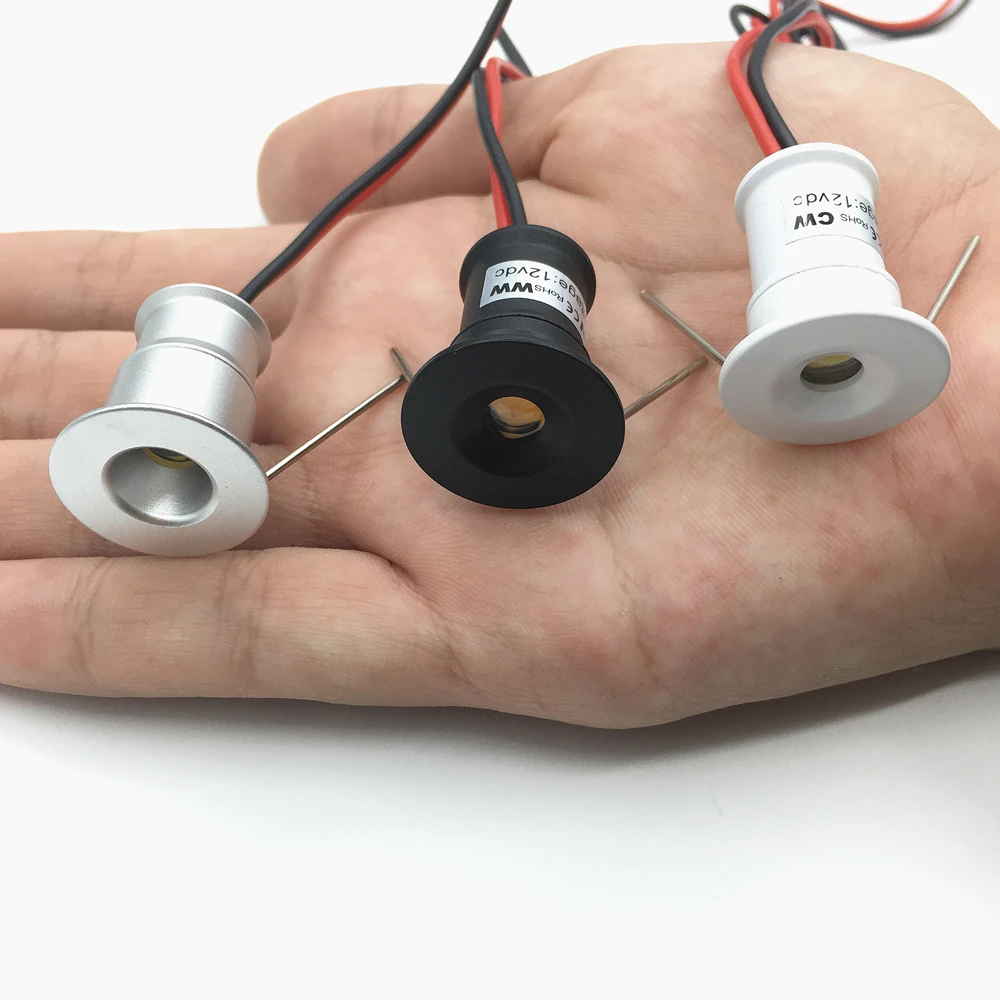 Kleine-Spot-Licht-1W-Mini-Led-strahler-12V-Dimmbare-15mm-Ausschnitt ...