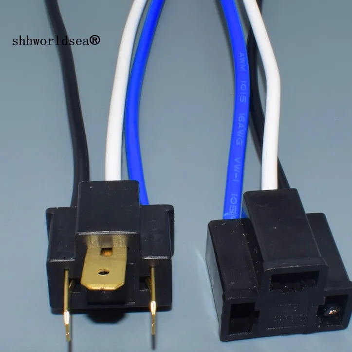 Shhworldsea 3P H4 Female male Adapter Sockets Auto Harness Plug ...