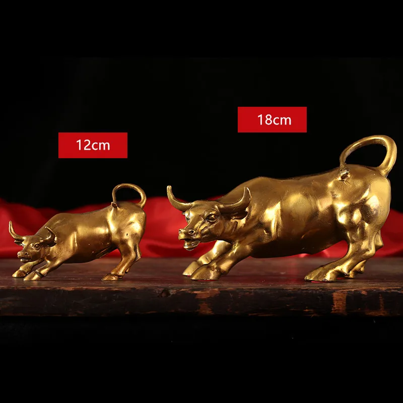 Wall Street Bull Desktop Statue