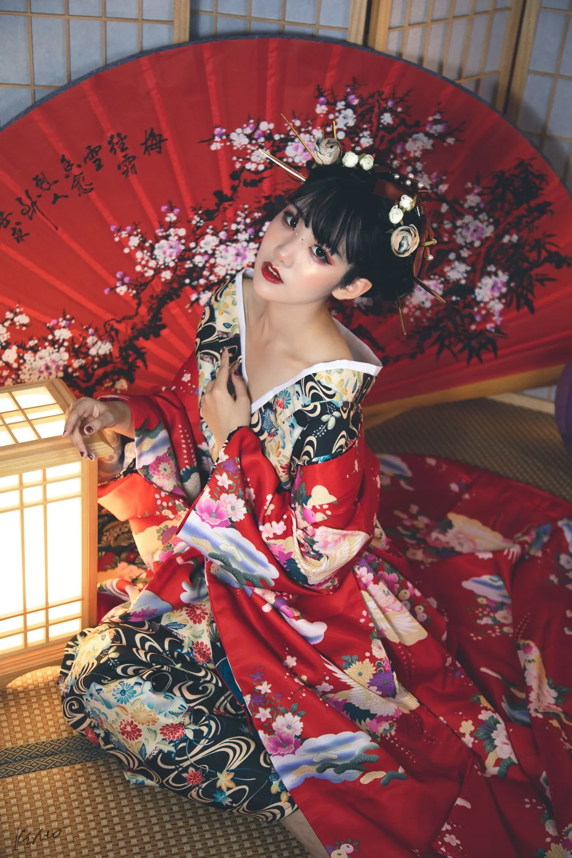 Traditional Japanese Geisha Kimono