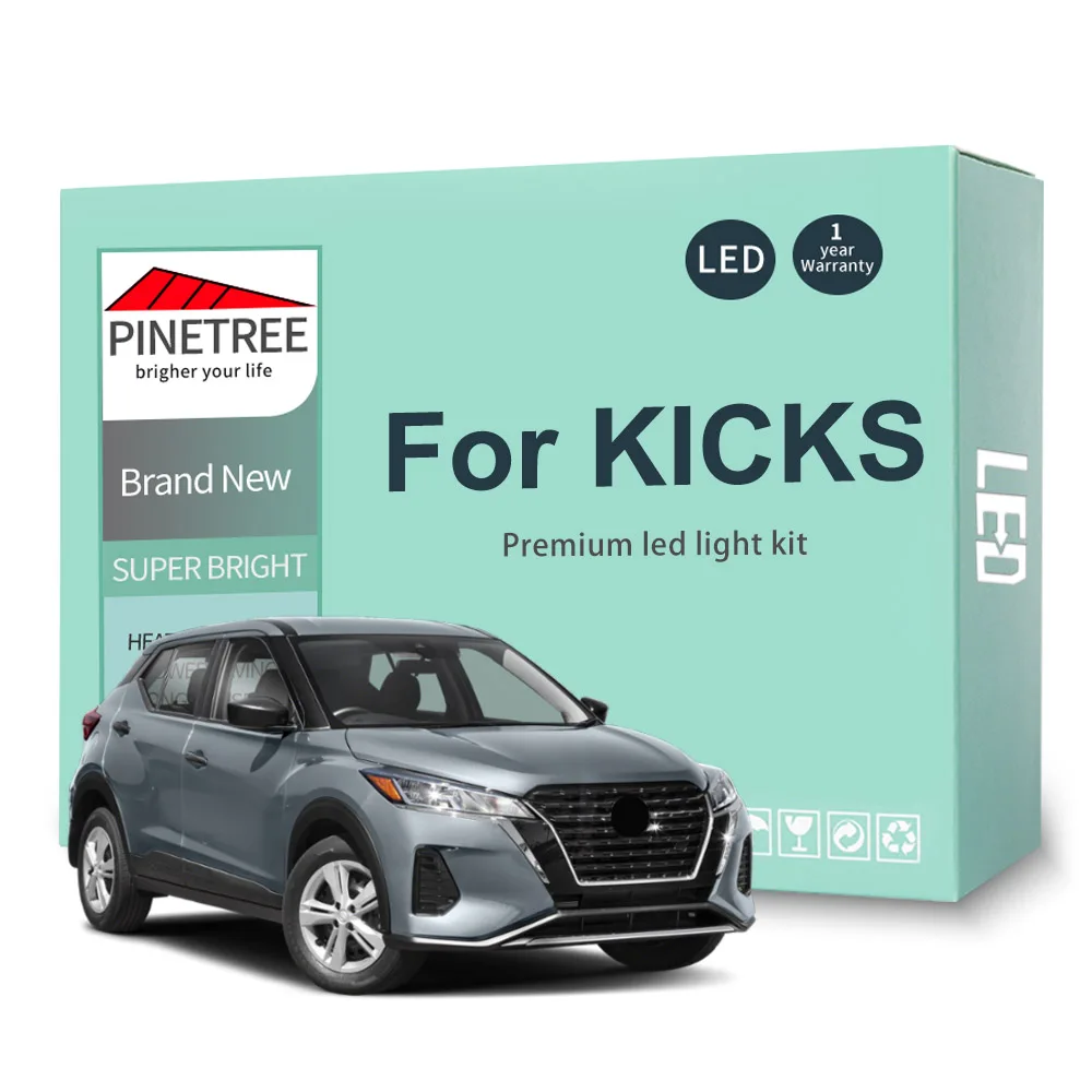 9Pcs Led Interior Light Kit For Nissan Kicks 2016 2017 2018 2019 2020 ...