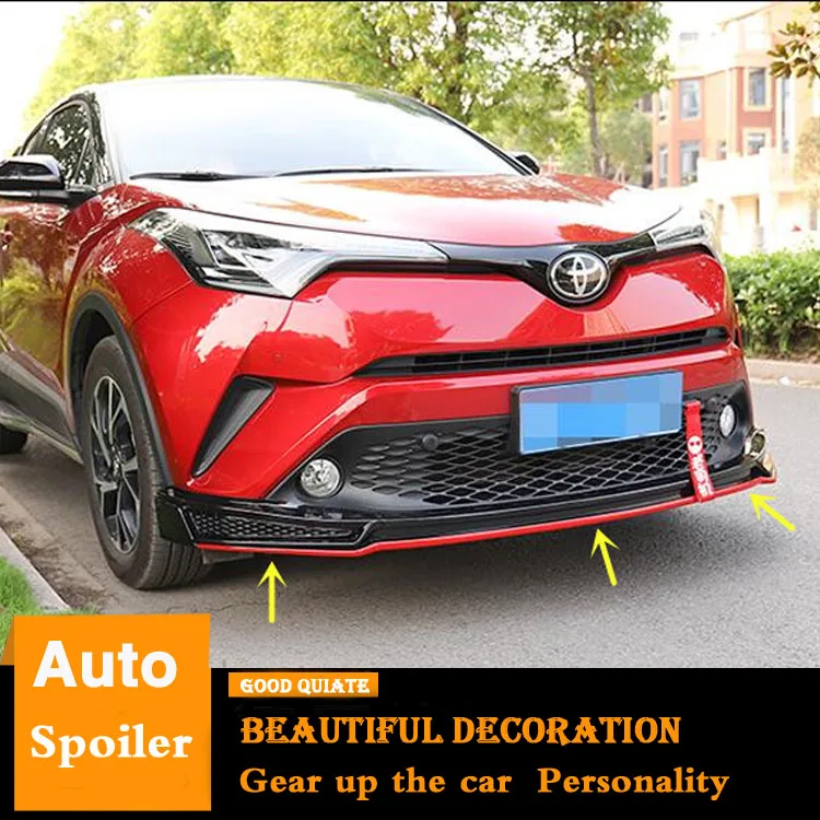 For Toyota C-HR CHR Front Bumper Lip Diffuser Protector Body Kit ...