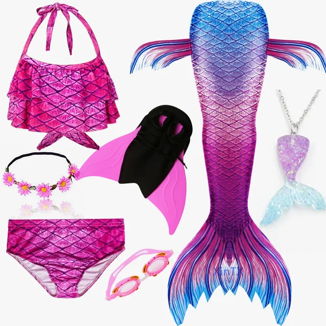 Buy NEW Arrival!Fancy Mermaid Tails With/No Fins Monofin Flipper ...