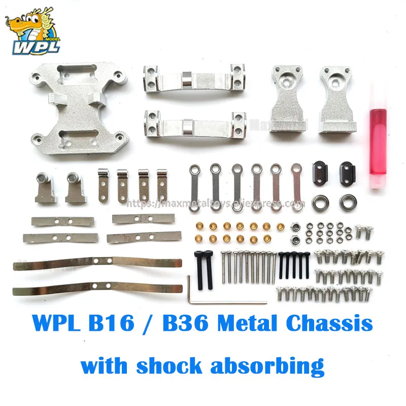 WPL B14 B24 B16 B36 4/6 WD Drive Special Original Metal Chassis ...