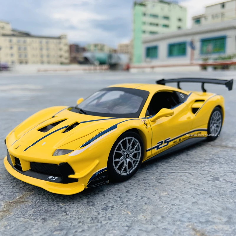 Bburago 1:24 Ferrari 488 Challenge Car Model Die-casting Metal Model ...