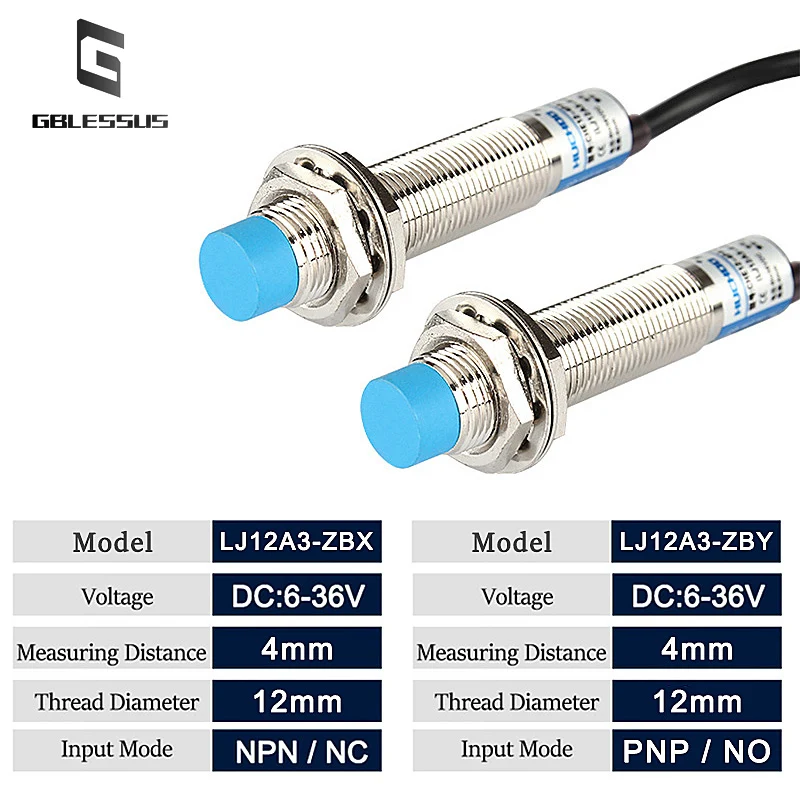 LJ12A3-4-Z/BX Proximity Switch LJ12A3-4-Z/BY Inductive Proximity Sensor ...