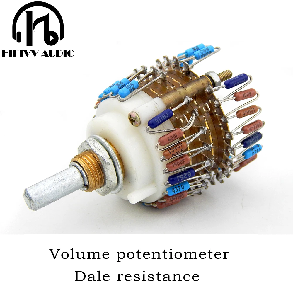 2-0-Channels-attenuator-Volume-potentiometer-Switch-Dale-Resistor-Audio ...