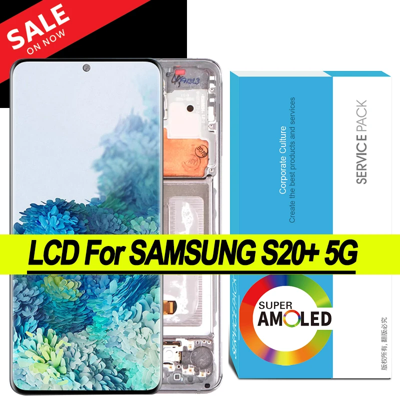 Original Super Amoled Lcd For Samsung Galaxy S20+ 5g Lcd Sm-g986, Sm-g9860,display Touch Screen ...